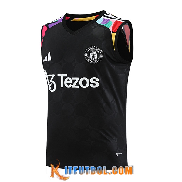 Nuevas Chalecos De Futbol Manchester United Negro 2024/2025 -06